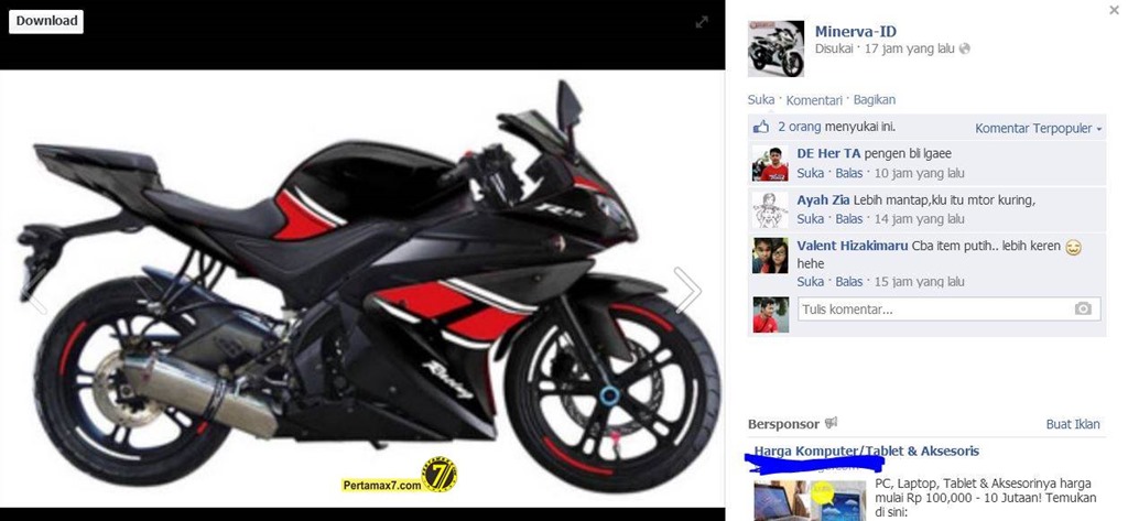 Minerva New RX-150 Menggunakan mesin berpendingin Cairan dan 5 speed ...