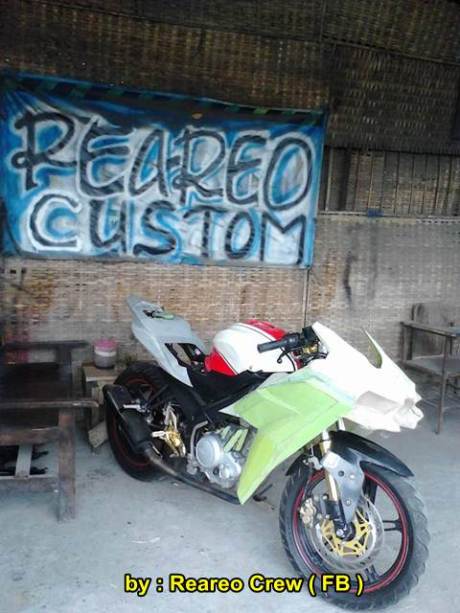 Modifikasi Yamaha New Vixion Ala Kawasaki Ninja H2 nih, Anti MainStream ...