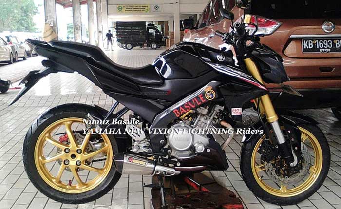 Modifikasi Yamaha New Vixion Pakai Pro Arm Honda NSR SP ini ...